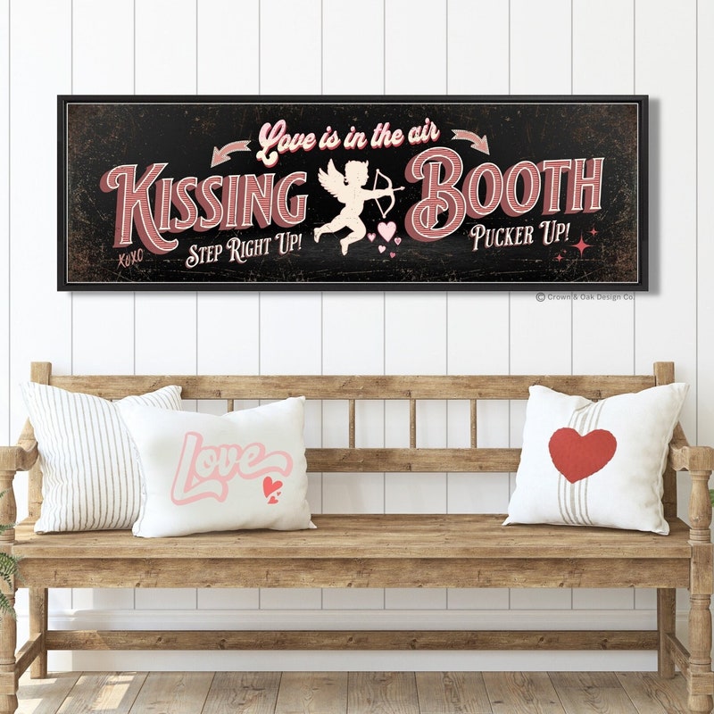 Kissing Booth Sign - Etsy