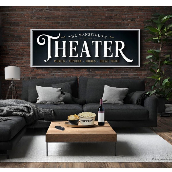 Home Theater Art - Etsy