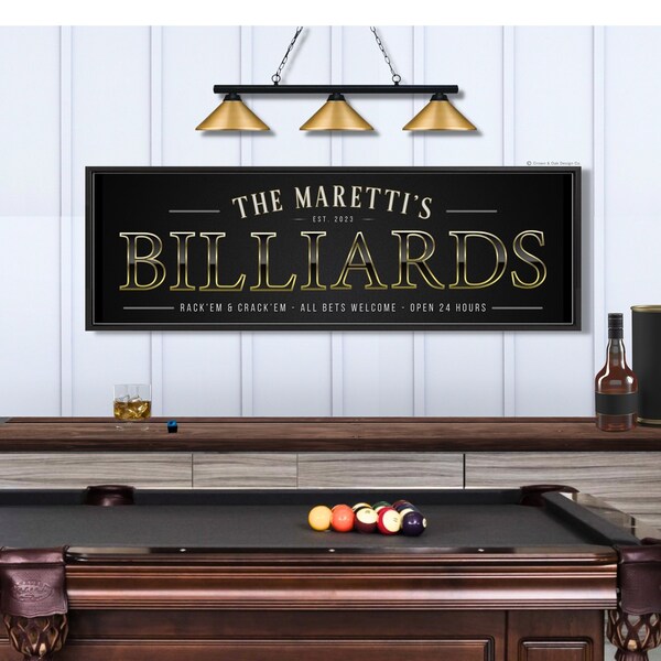 Billiards Decor - Etsy