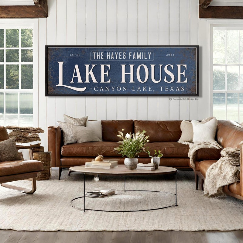 Lake House Sign - Etsy