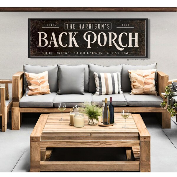 Back Porch Signs - Etsy