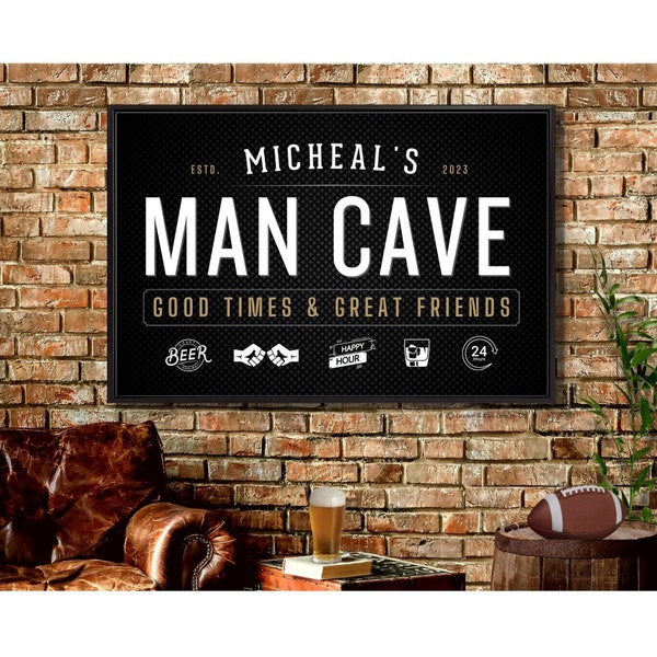 Man Cave Wall Decor - Etsy