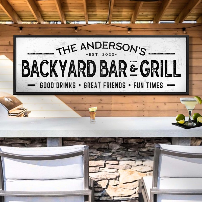 Backyard Bar - Etsy