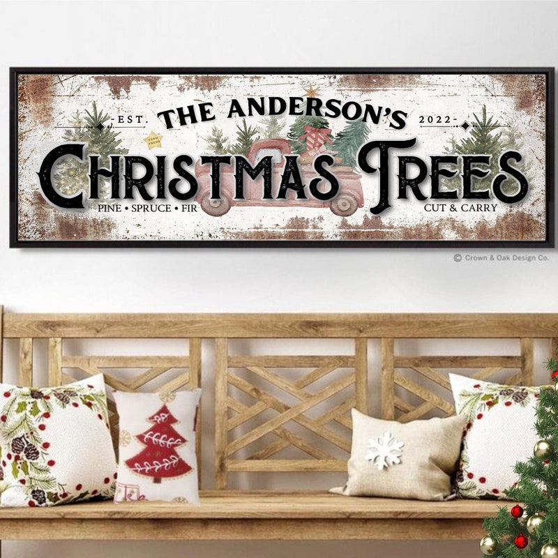 Christmas Tree Sign - Etsy