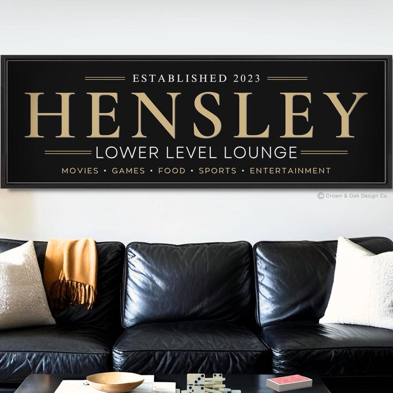 Lower Level Sign - Etsy