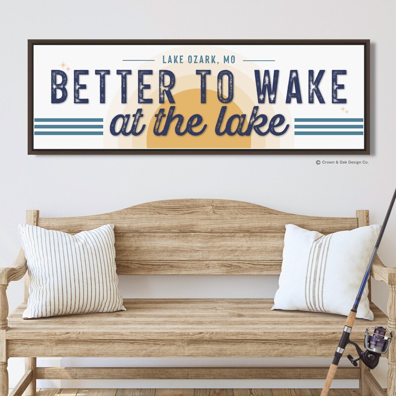 Lake Sign - Etsy