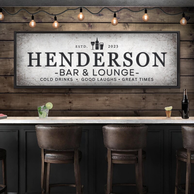 Large Bar Signs - Etsy