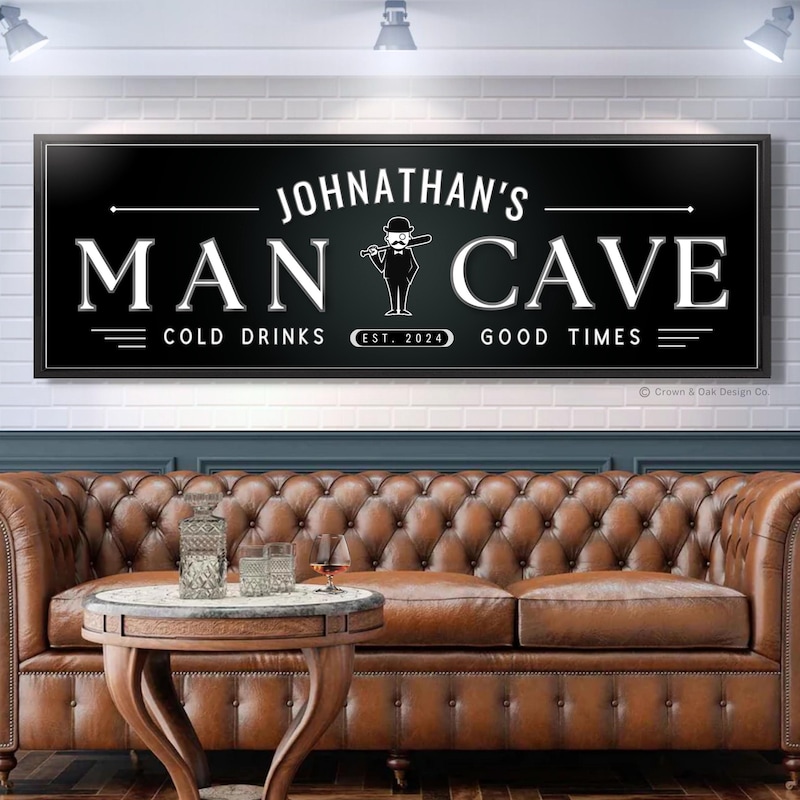Man Cave Wall Decor - Etsy