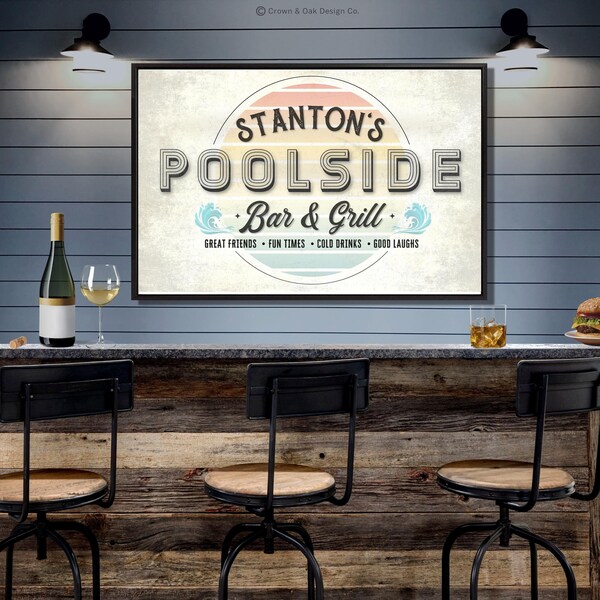 Pool Bar Signs - Etsy