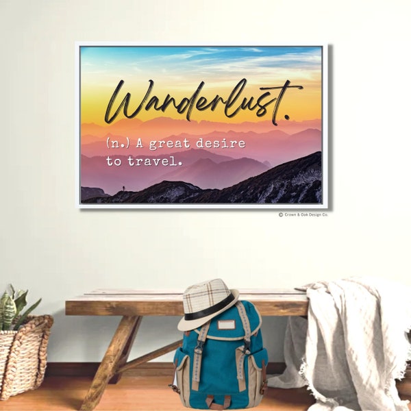 Wanderlust Sign - Etsy