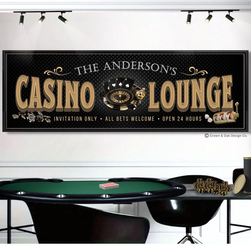 Casino Sign - Etsy