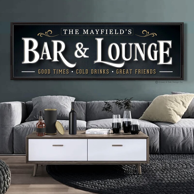 Large Bar Signs - Etsy
