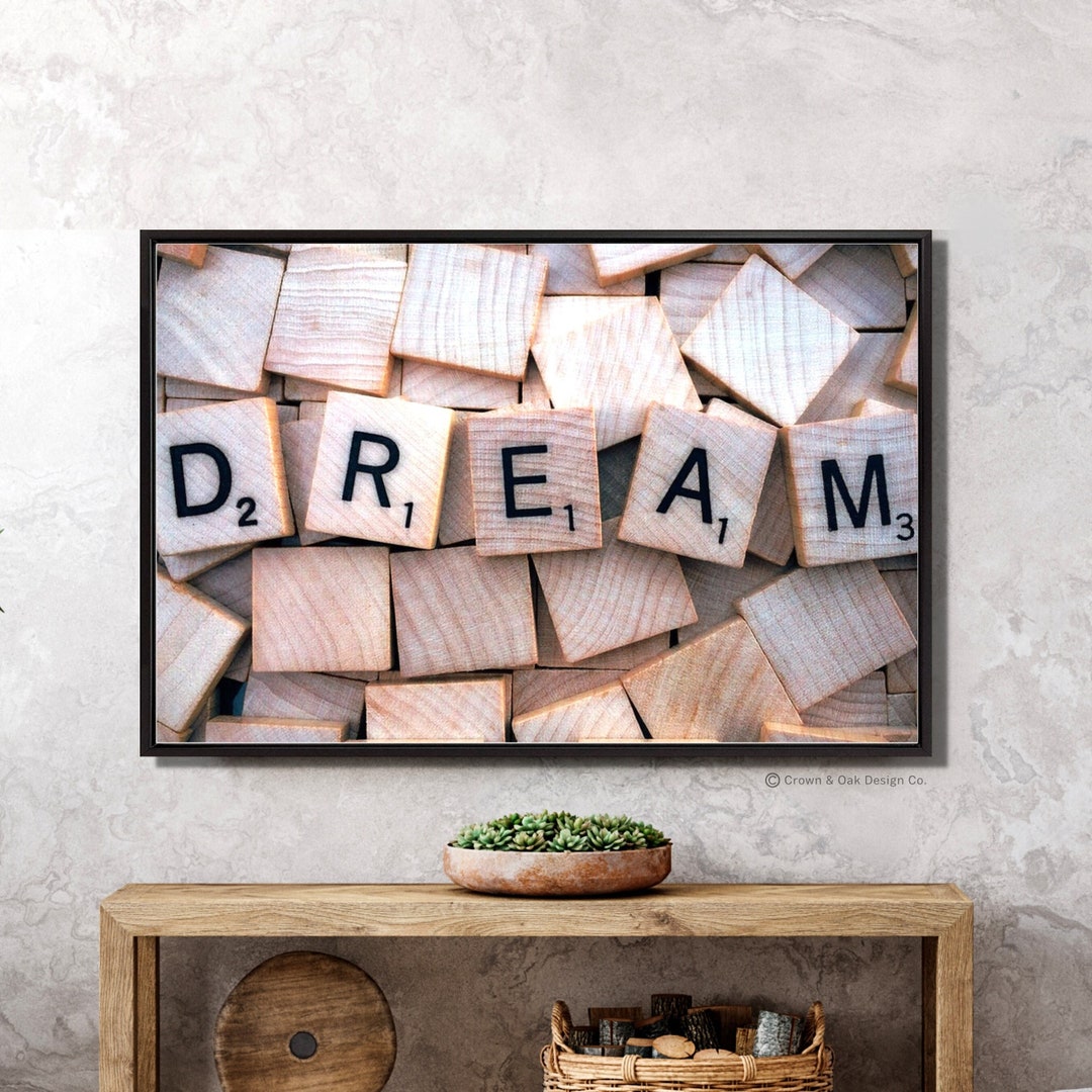 Dream Sign Motivational Wall Decor Office Wall Art for Entrepreneur ...