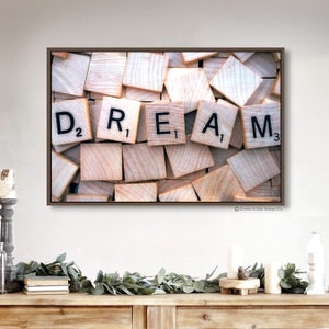 Dream Sign Motivational Wall Decor Office Wall Art for Entrepreneur ...