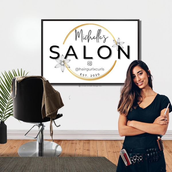 Salon Sign - Etsy
