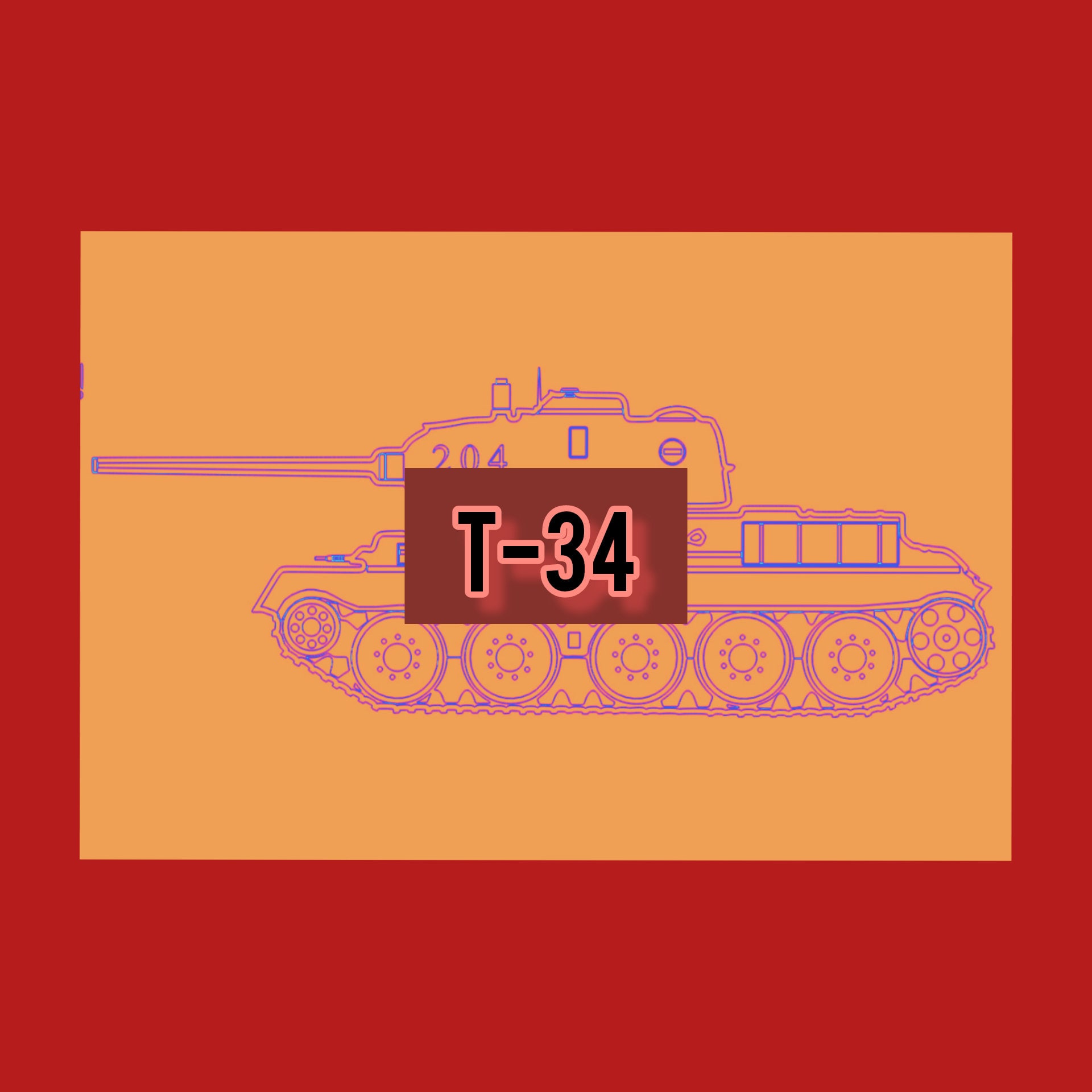 Tiger & T34 Military Tank SVG Silhouette Pack/digital - Etsy