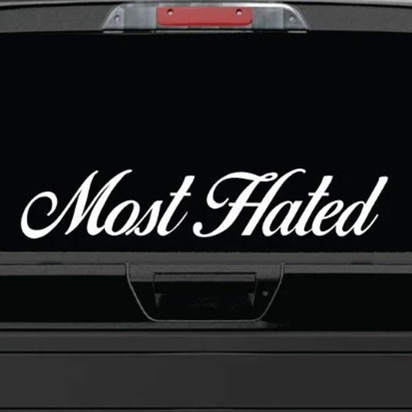 Most Hated Sticker - Etsy UK