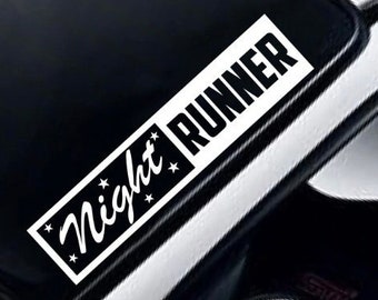 Night Runner Decal - Etsy