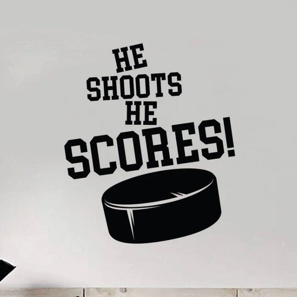 He Shoots He Scores - Etsy