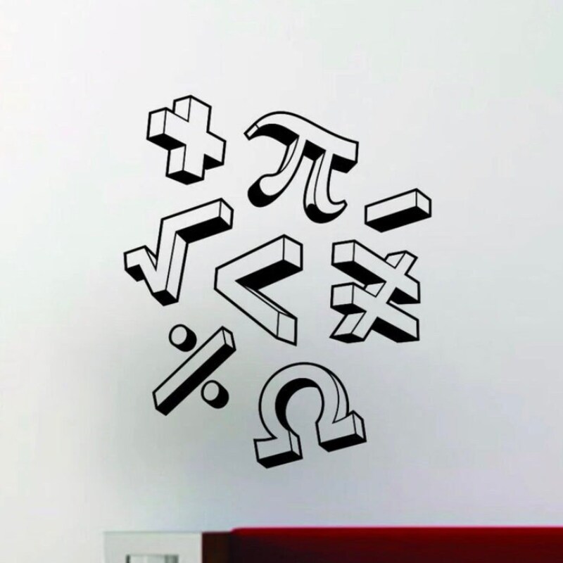 Math Decal - Etsy