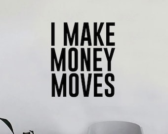 I Make Money Moves Sticker - Etsy