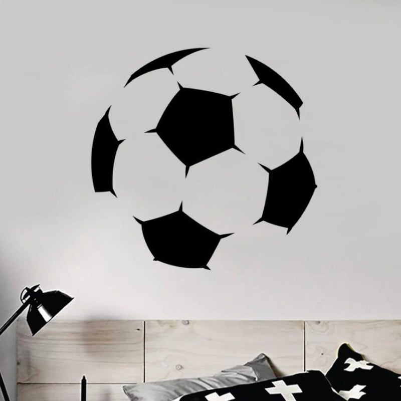 Soccer Wall Decal - Etsy