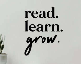 Shh Im Reading Quote Wall Decal Art Sticker Vinyl Home Decor Girls Boys ...