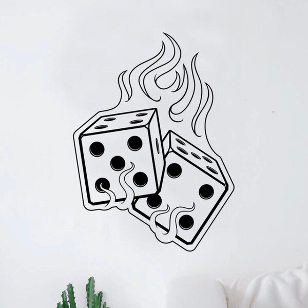 Dice Tattoo - Etsy