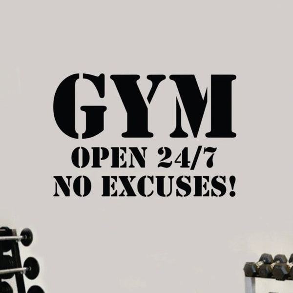 Gym Decal Art - Etsy