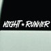 Night Runner V5 Car Decal Art Sticker Decor Truck Window Windshield ...