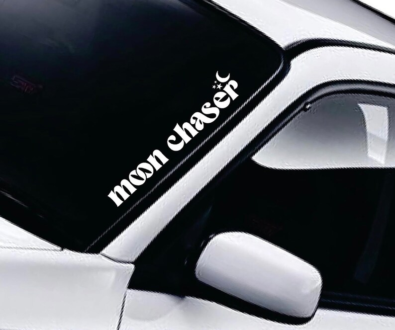 Moon Chaser Quote Wall Decal Art Sticker Vinyl Home Decor Car Truck ...