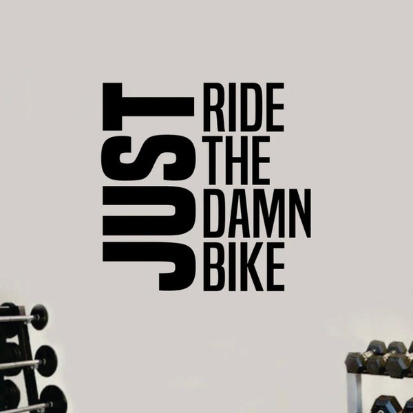 Bike Wall Decal - Etsy