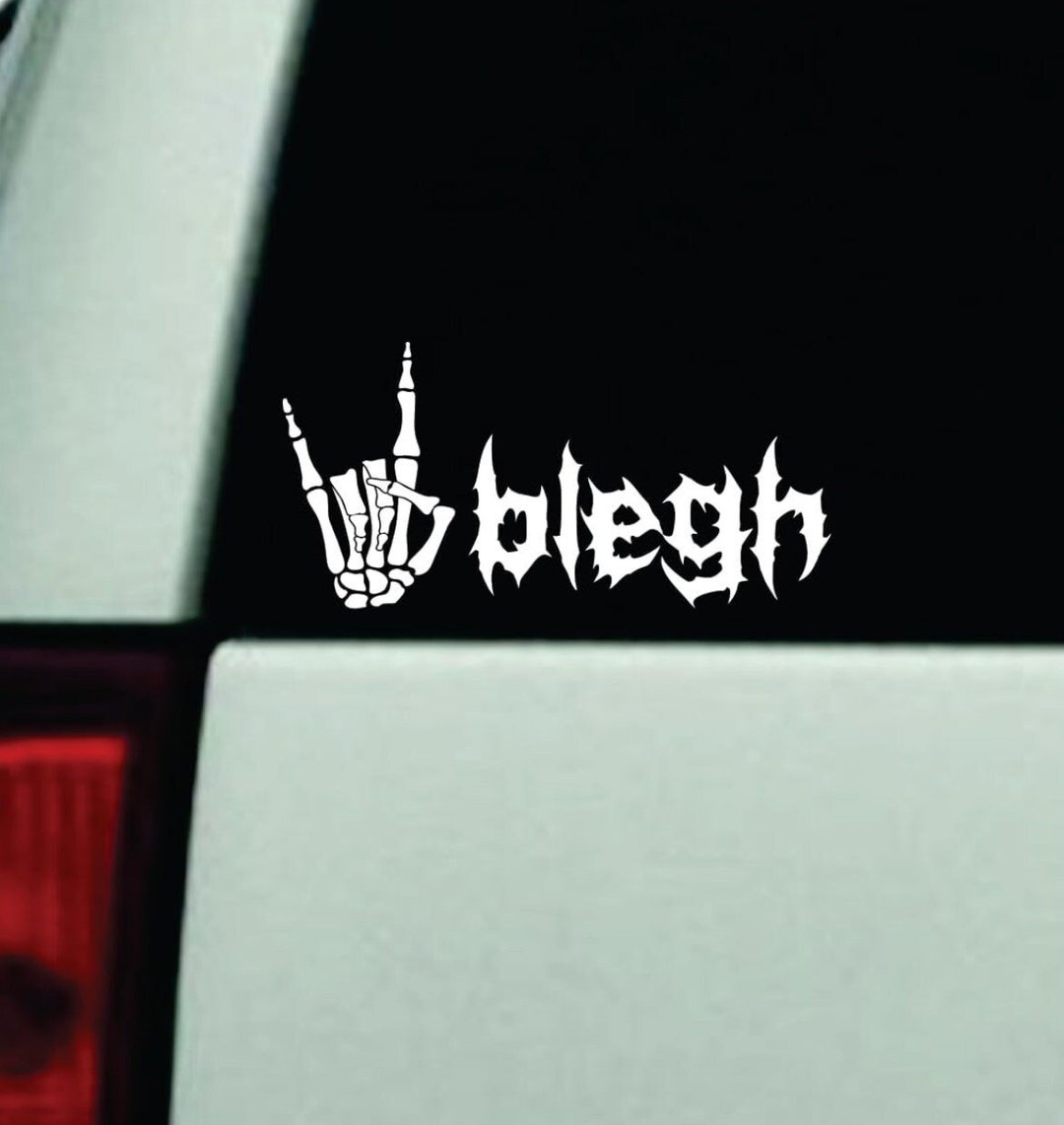 Blegh V5 Skeleton Car Decal Art Sticker Truck Window Windshield Mirror ...