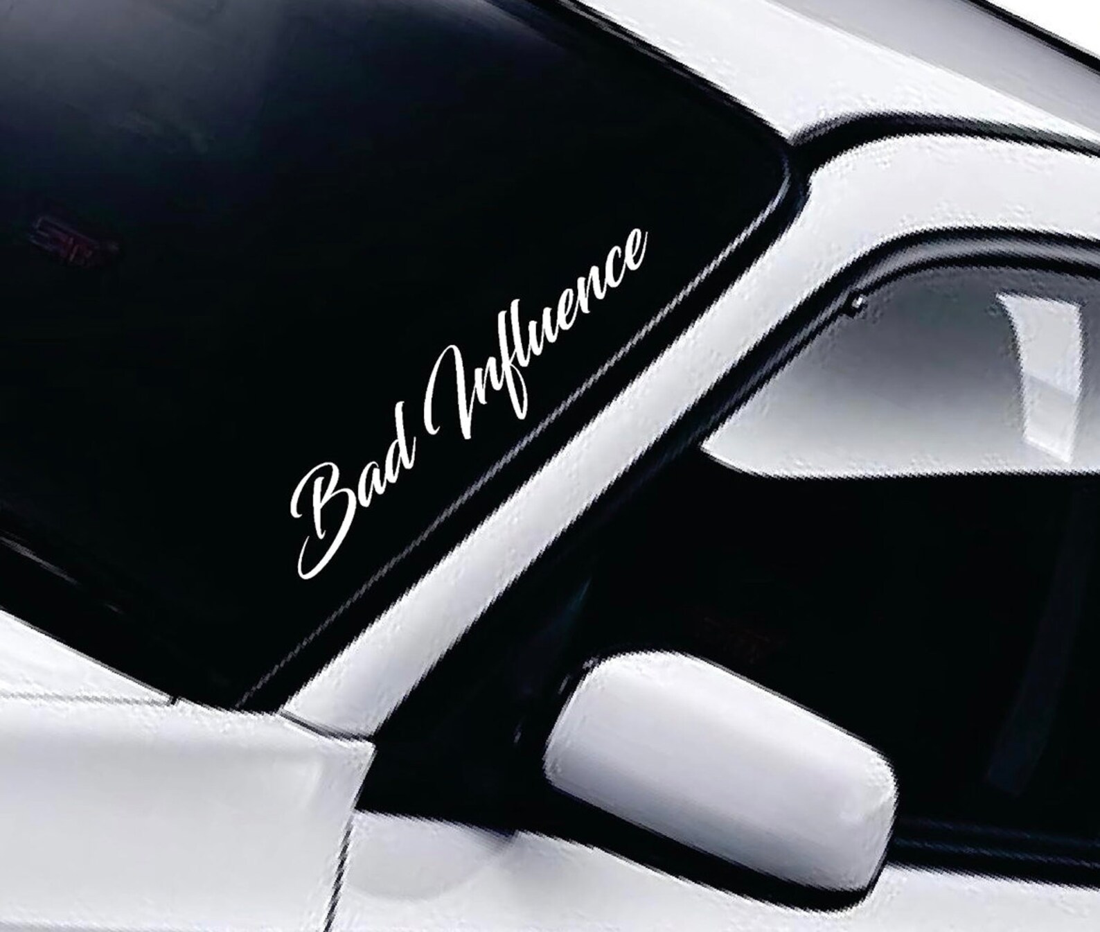 Bad Influence V2 Quote Wall Decal Art Sticker Vinyl Auto Car Truck ...