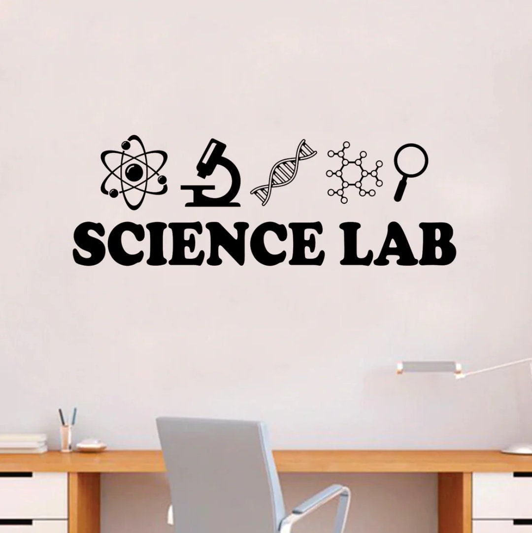Science Lab V3 Wall Decal Art Sticker Vinyl Decor Girls Boys Teen ...