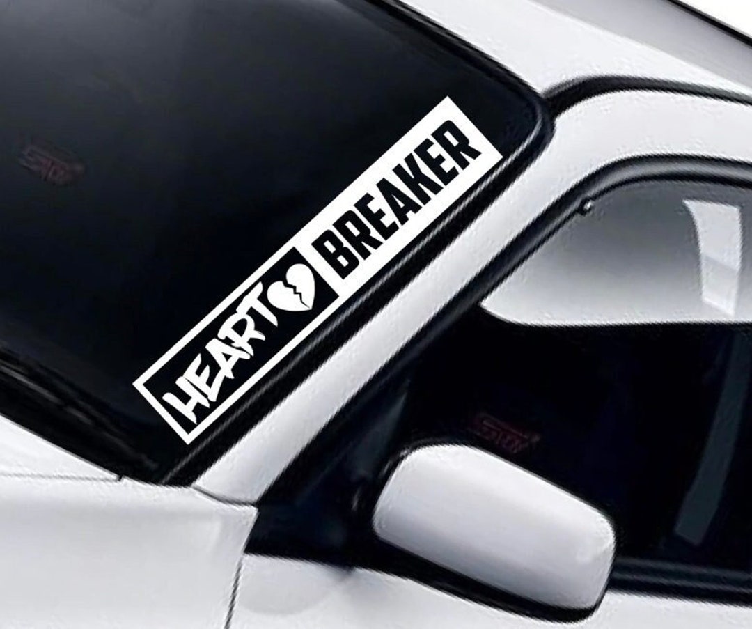 Heart Breaker V2 Quote Wall Decal Art Sticker Vinyl Home Decor Car ...