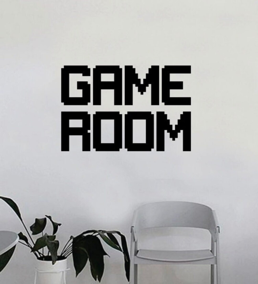 Game Room Quote Wall Decal Art Sticker Vinyl Home Decor Girls Boys Teen ...