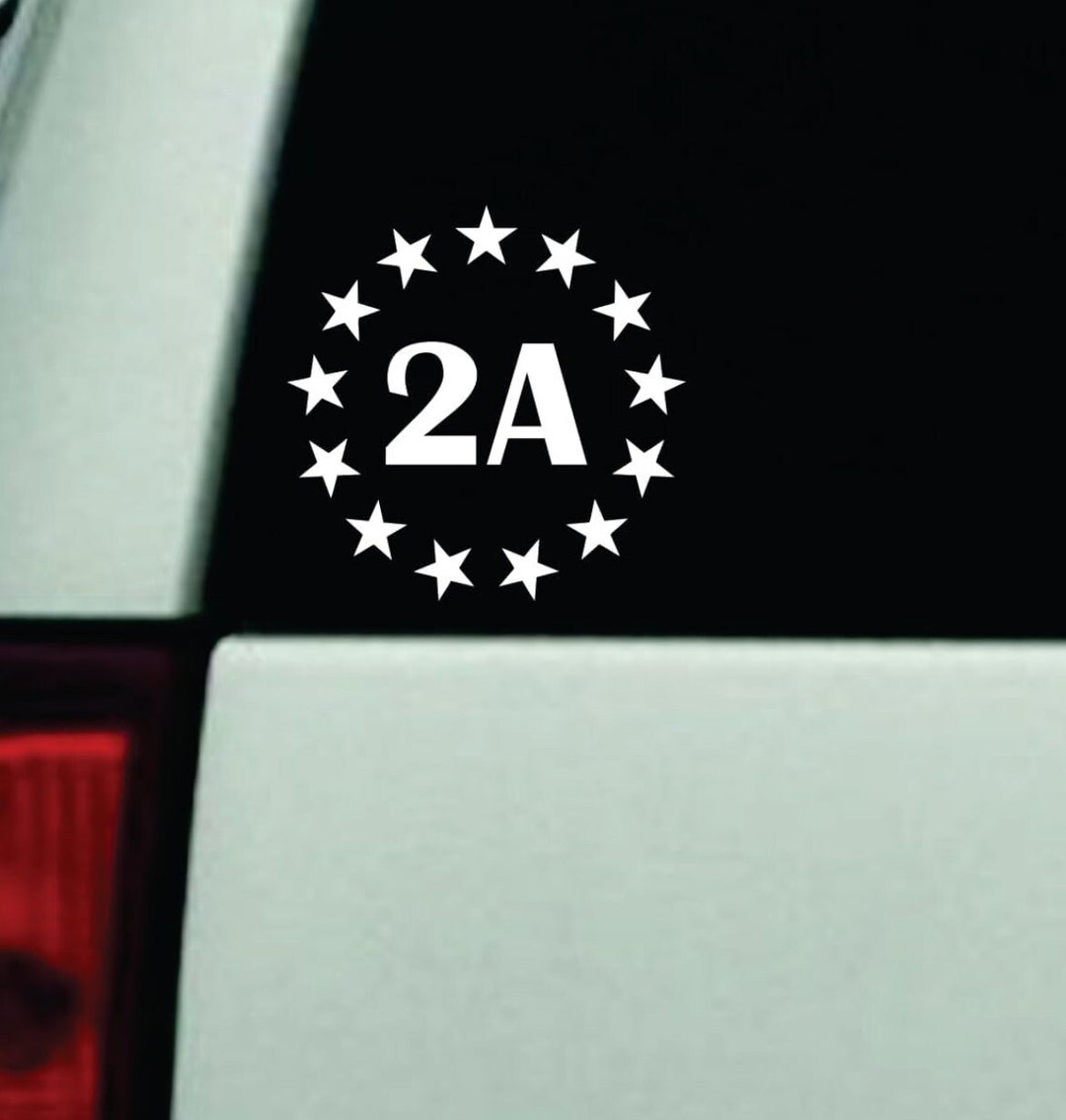 2A Stars Car Decal Bumper Sticker Decor Truck Window Windshield Mirror ...