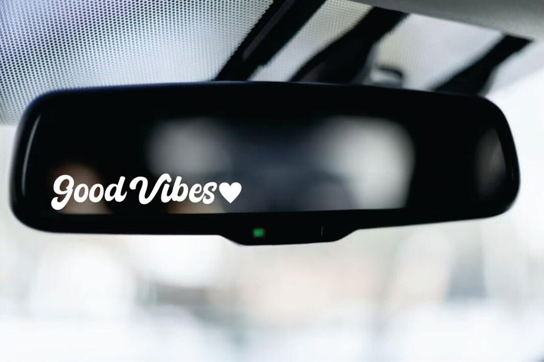 Good Vibes V2 Car Decal Tiny Art Sticker Decor Car Truck Window ...