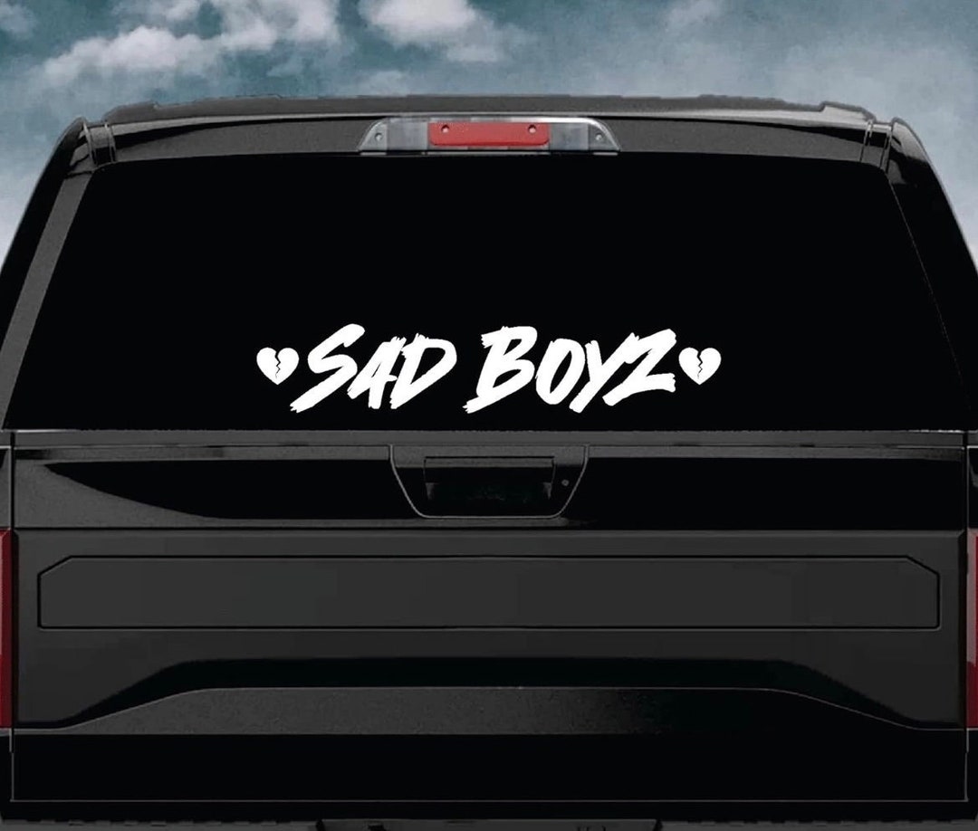 Sad Boyz V8 Quote Wall Decal Art Sticker Vinyl Auto Car Truck Window ...