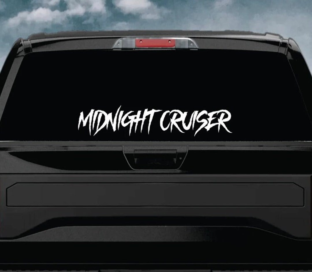 Midnight Cruiser V2 Quote Wall Decal Art Sticker Vinyl Home Decor Car ...