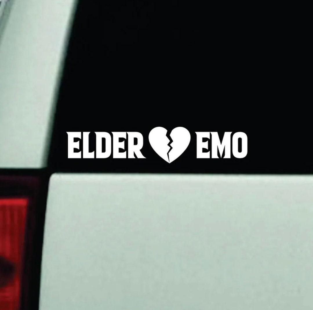 Elder Emo V2 Wall Decal Art Sticker Decor Car Truck Window Windshield ...