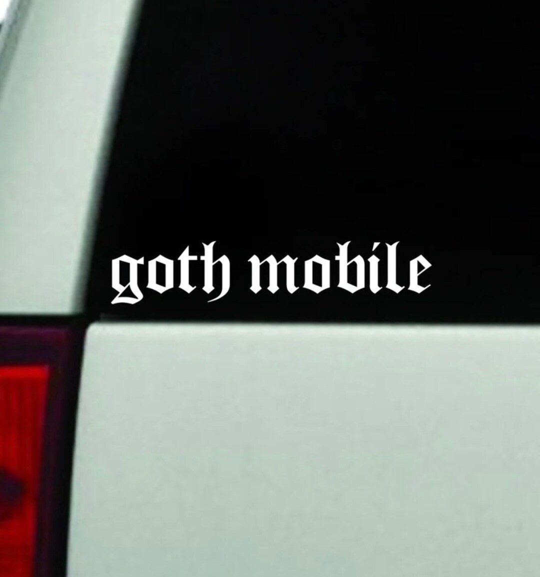 Goth Mobile Wall Decal Art Sticker Decor Car Truck Window Windshield ...