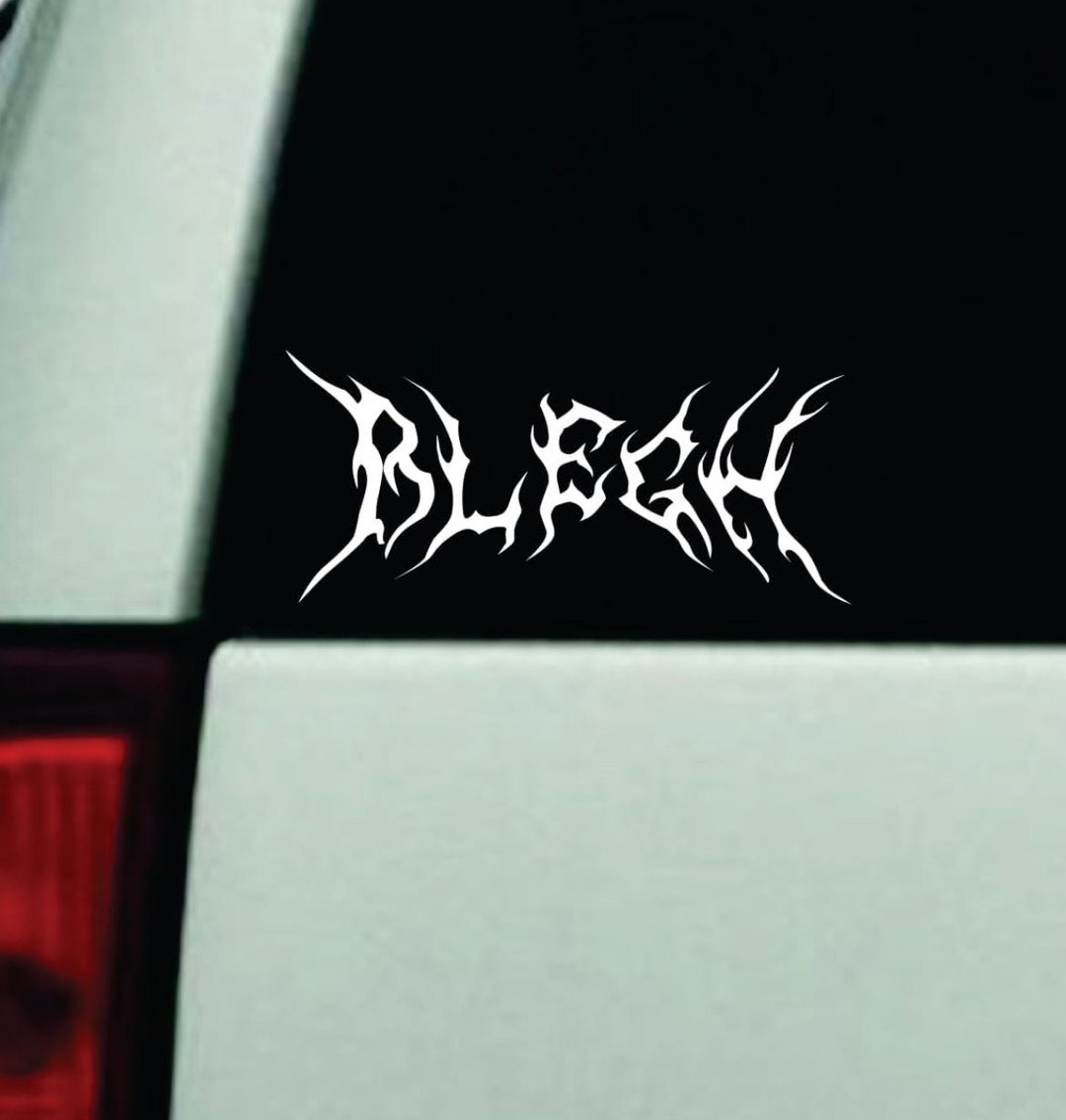 Blegh V6 Car Decal Art Sticker Decor Truck Window Windshield Mirror JDM ...