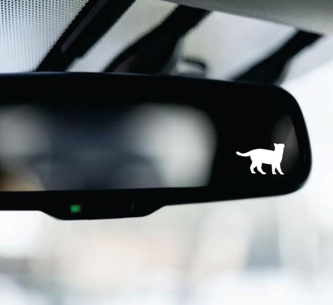 Cat Tiny Car Decal Bumper Sticker Vinyl Art Decor Window Windshield ...