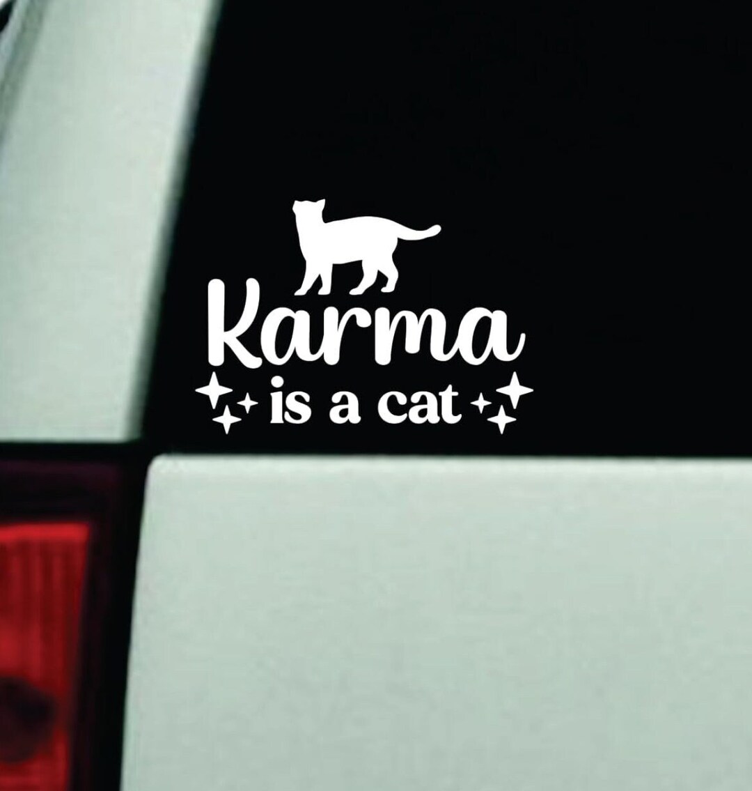 Karma Inspired Car Decal Art Sticker Decor Truck Window Windshield Mom ...