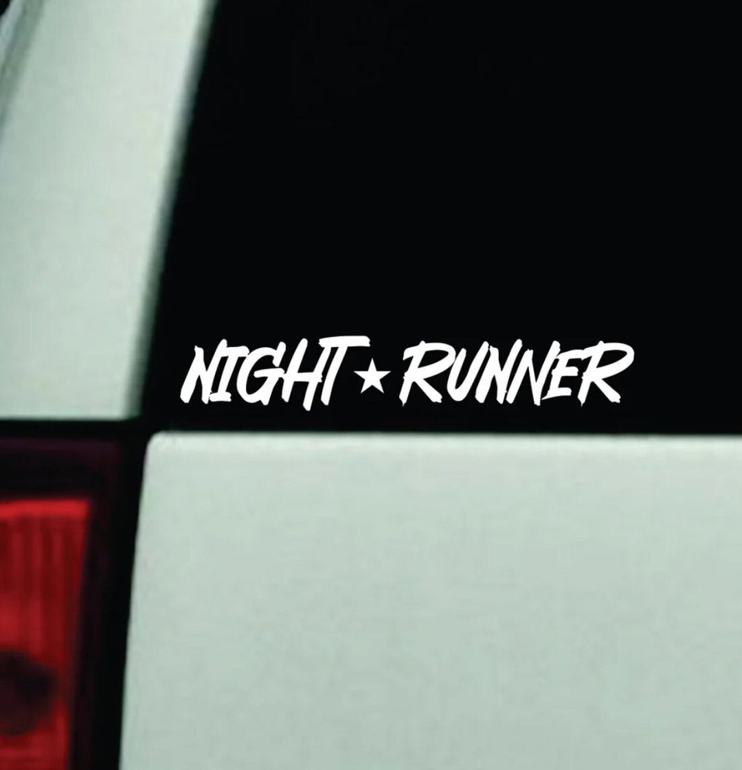 Night Runner V5 Car Decal Art Sticker Decor Truck Window Windshield ...