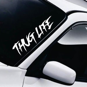 Thug Life Quote Wall Decal Art Sticker Vinyl Home Decor Car Truck ...