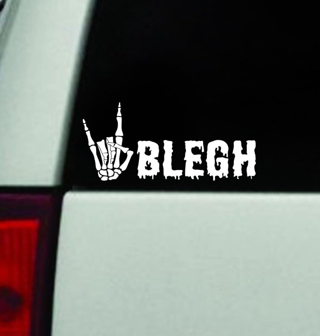 Blegh V7 Car Decal Art Sticker Decor Truck Window Windshield Mirror JDM ...