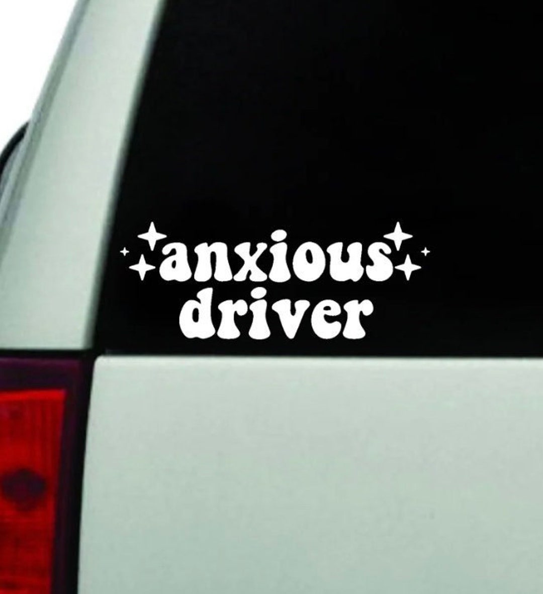 Anxious Driver Wall Decal Sticker Car Truck Window Windshield Mom Milf ...